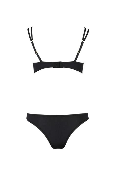 Mirella Casmir Black Teddy With Orange Lace Le Bar à Nylon