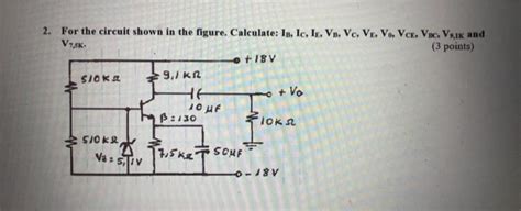 solved 2 for the circuit shown in the figure calculate 1