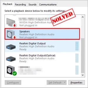 FIXED Realtek High Definition Audio Not Plugged In Driver Easy