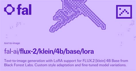 Flux 2 Klein 4b Base Lora Text To Image Falai