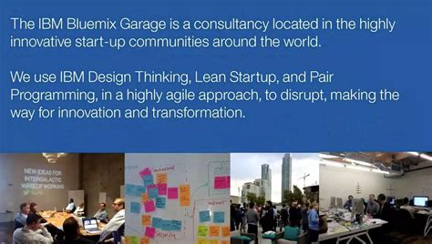 Ibm Design Thinking And The Bluemix Garage Method Pptx Grocery