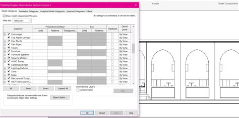 Solved Lighting Showing As Box In Section And Rcp Shows Normally In
