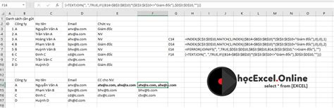 top 8 hàm nối chuỗi trong excel