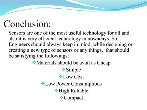 Basic Sensors Technology Pptx