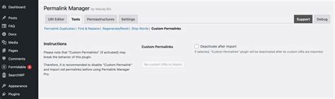 Other Plugins And Themes Permalink Manager Pro