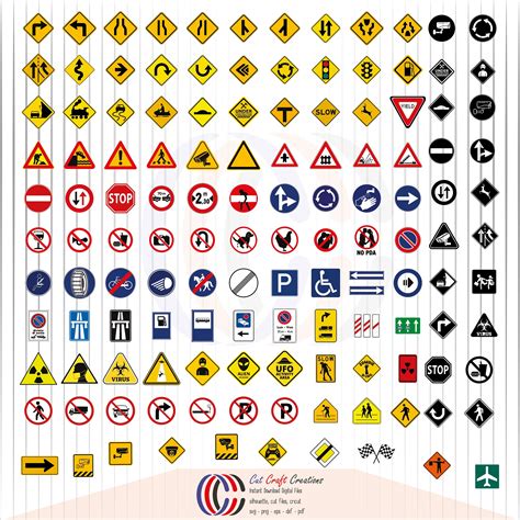 Street Signs Svg Bundle Traffic Signs Svg Traffic Signs Traffic