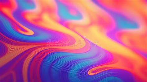 Colorful Abstract Background With Swirls Ai Stock Illustration