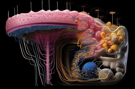 Premium Ai Image Crosssection Diagram Of Neuromodulation Technique