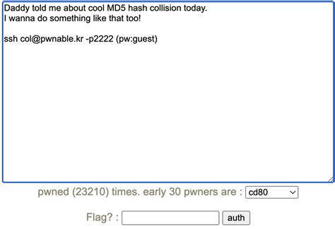 Pwnablekr Collision Ott3r