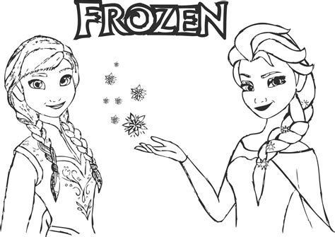 Populer 22 Gambar Mewarnai Elsa Dan Ana