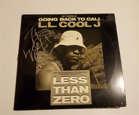 Ll Cool J Autographed 12 Vinyl Going Back To Cali Signed Ebay