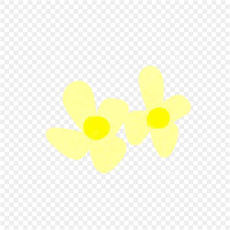 노란 꽃 일러스트 작은 만화 귀여운 노란 꽃 작은 꽃 만화 꽃 Png 일러스트 및 Psd 이미지 무료 다운로드 Pngtree
