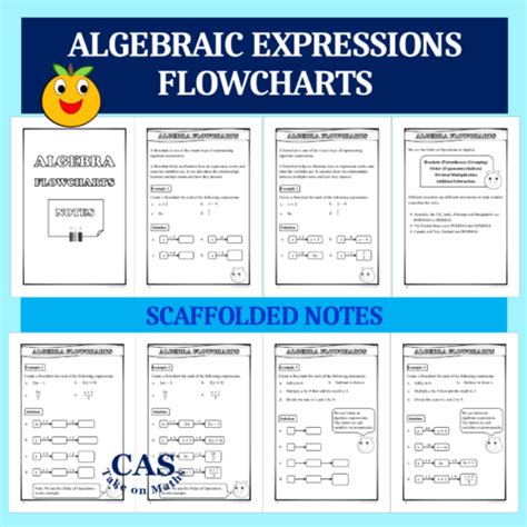 Algebra Flowcharts Represent Algebraic Expressions On Flowcharts Australian Teachers Marketplace