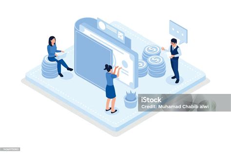 자기 계발 건강 및 저축에 돈을 투자하는 사람들 캐릭터 아이소메트릭 벡터 현대 삽화 Health에 대한 스톡 벡터 아트 및 기타