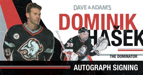 Dominik Hasek Autograph Signing Dave And Adams Store