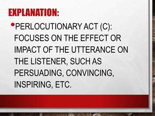 SPEECH ACT WITH EXAMPLES PRETEST AND POSTTEST Ppt