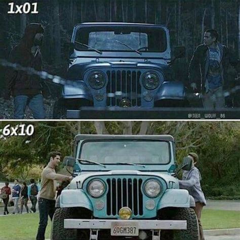 Stiless Jeep Teen Wolf Funny Teen Wolf Teen Wolf Stiles