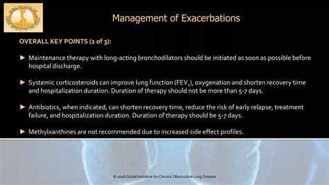 COPD Management Of Acute Exacerbation PPTX
