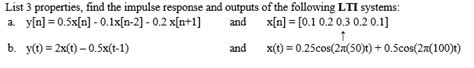 Solved Do Not Use Z Transform Use EXACT Method Or Chegg