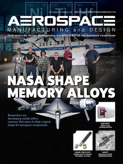 NASA Shape Memory Alloys Aerospace Manufacturing And Design