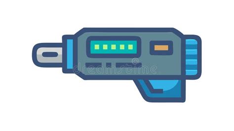 Handheld Industrial Scanner Precision Quality Control Vector Design Generative Ai Stock Vector