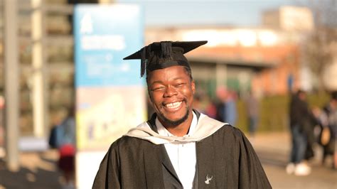 Nigerian Man Celebrates As He Bags 1st Class Degree From A Uk University 10 Years After He
