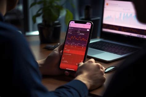 Premium Photo Senior Ux Designer Testing A Mobile App Generative Ai