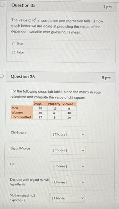 Solved The Value Of R In Correlation And Regression Tells Chegg