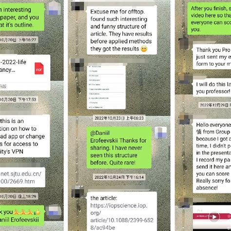 WeChat Group Interactions Download Scientific Diagram