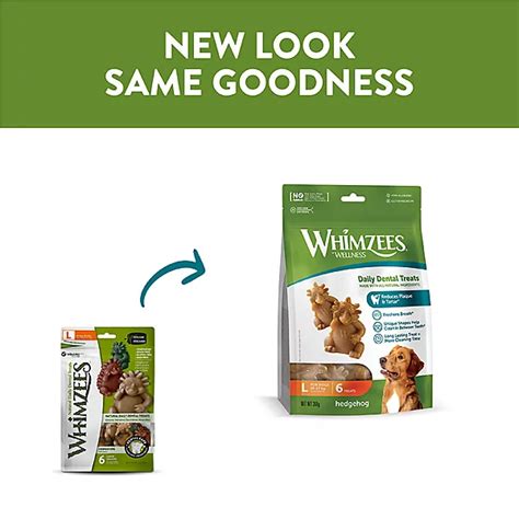 Whimzees Hedgehog Large 6pk Pack Of 6