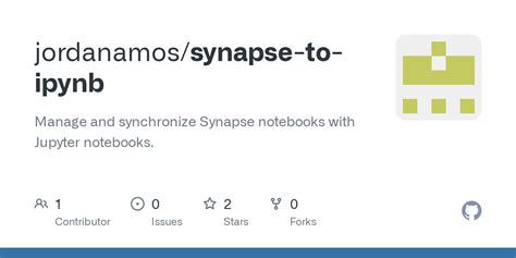 Github Jordanamos Synapse To Ipynb Manage And Synchronize Synapse Notebooks With Jupyter