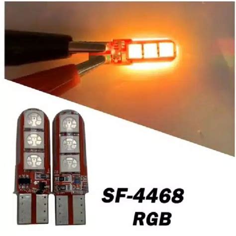 P5 Sen Jelly 7 Colors Rgb T10 Socket Per Piece Shopee Philippines