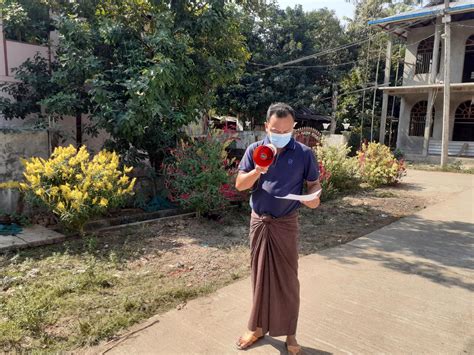 ကျိုက်ဒုံမြို့၌ ပိုးကရင်ဘာသာ၊ မြန်မာဘာသာဖြင့် ကိုဗစ် ၁၉ ဗီဇပြောင်းမျိုးကွဲ အိုမီခရွန် Omicron