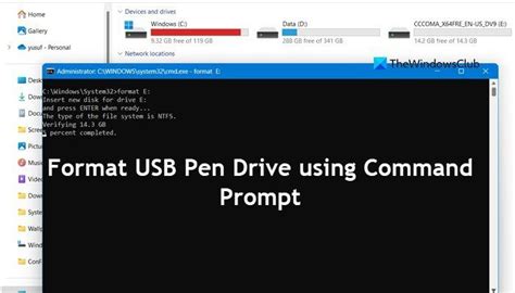 how to format usb pen drive using command prompt in windows artofit