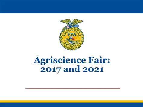 Ppt Cdelde Agriscience Fair And National Chapter Revisions 2017