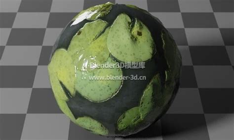 睡莲贴图 Blender材质球纹理贴图模型下载 Blender3d模型库