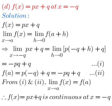 maths solutions for nios check your progress 25 3 limits and continuity