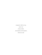 CIS 210 Use Case Assignment Creel Docx Assignment 2 ATM Use Cases