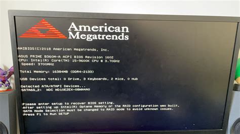 Bios Error Msg Pops Up After Booting Up The Pc Rcomputers