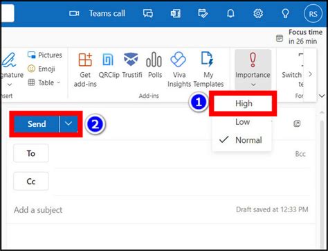 Send High Priority Email In Outlook And Get Fast Response