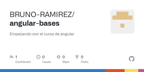 GitHub BRUNO RAMIREZ Angular Bases Empezando Con El Curso De Angular