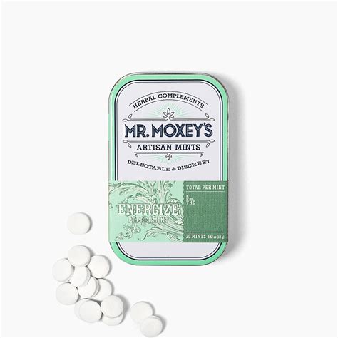 Mr Moxeys Energize Peppermint Mints 100mg Thc Leafly