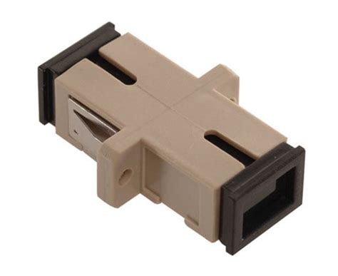 Scpc Simplex Fiber Adapter Multimode Beige Flanged Snap In Patch Cords Online