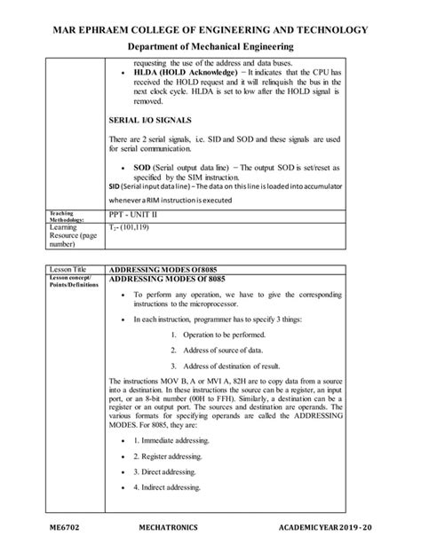 Mechatronics Course File Updated 1 Docx
