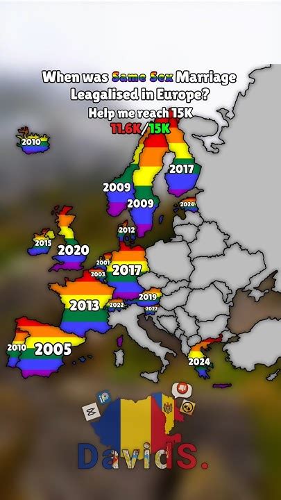 When Was Same Sex Marriage Leagalised In Europe Europe Map Shorts