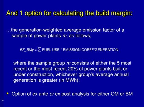 ppt the combined margin approach issues and options powerpoint