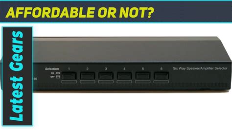 Unveiling The TEC Technolink TC Way Stereo Amplifier Speaker Comparator Review YouTube