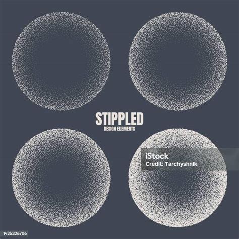 둥근 모양의 점선 오브젝트 유연한 요소 페이딩 그라데이션 도트 플로팅 도트워크 드로잉 도트를 사용하여 차도 픽셀 분해 하프톤