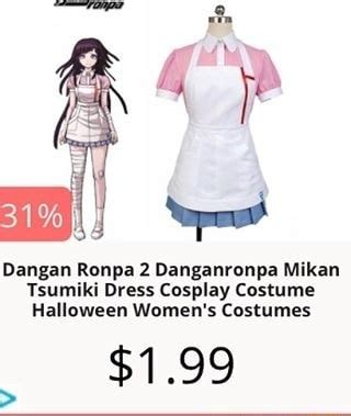 Dangan Ronpa 2 Danganronpa Mikan Tsumiki Dress Cosplay Costume