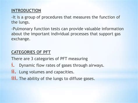Pulmonary Function Test Ppt PPTX Pulmonary Function Test Ppt PPTX